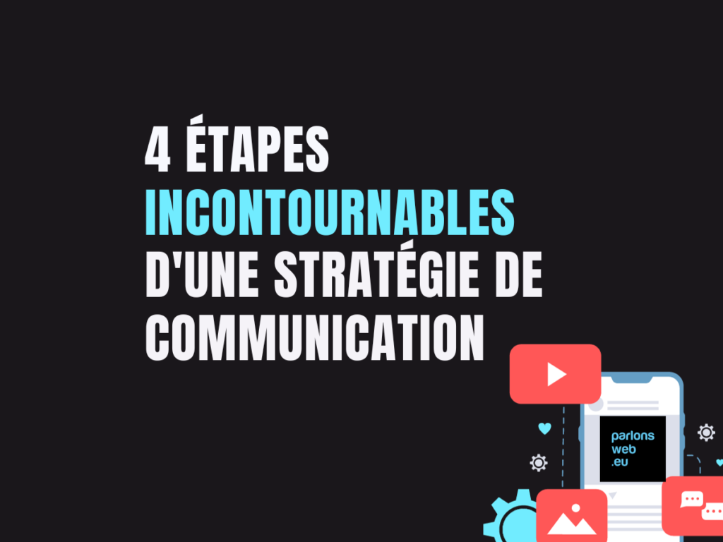 Les 4 étapes d’une stratégie de communication - Parlons web